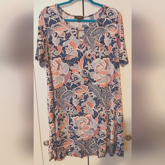 Espresso | Dresses | Espresso Dress Large Red White Blue | Poshmark